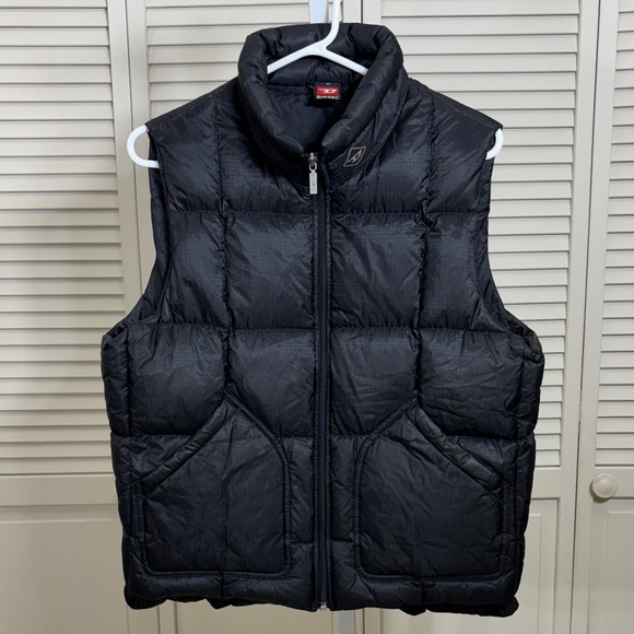 Diesel | Jackets & Coats | Vintage Diesel Mens Dark Puffer Down Vest ...